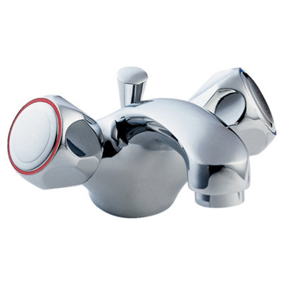 Deva Profile Mono Basin Mixer Tap with Lever Operated Pop Up Waste ...