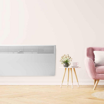 DEVOLA 2000W ECO ELECTRIC PANEL HEATER WITH ADJUSTABLE THERMOSTAT AND ...