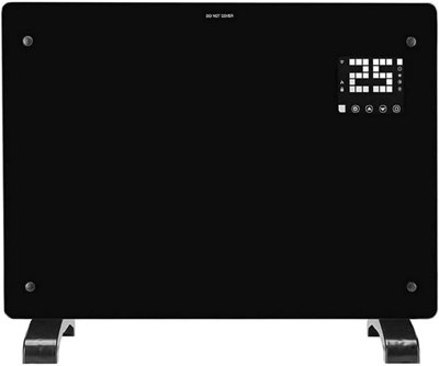 Devola WiFi Smart Electric Glass Panel Heater 1500W Wall Mounted Or ...