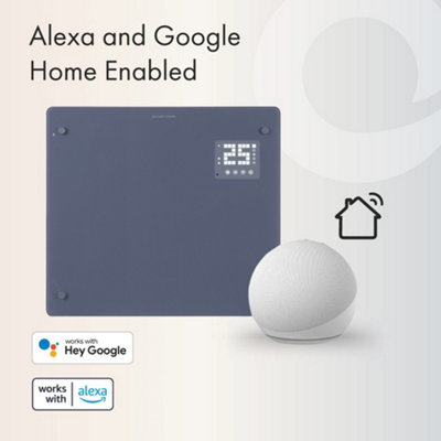 Devola Wifi Smart Electric Glass Panel Heater 2000W, Alexa Heating ...