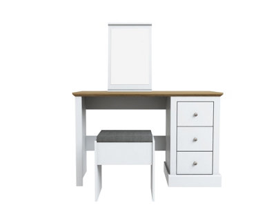 Devon Dressing Table Set White | DIY at B&Q