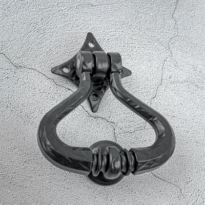 Devoran Spire Door Knocker - Black
