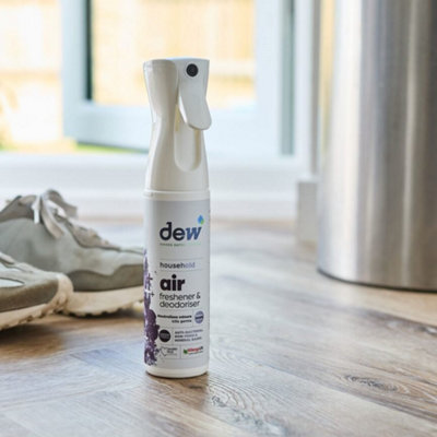 Dew Air Deodoriser Spray 300ml Natural Odour Eliminator & Antibacterial ...