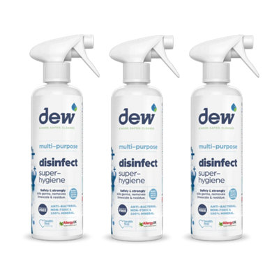 Dew Products Disinfect Super Hygiene 500ml x 3 Pack | DIY at B&Q