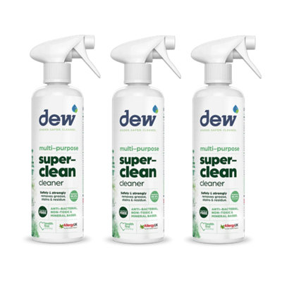 Dew Products Superclean Fragrance-Free All Purpose Cleaner 500ml x 3 ...