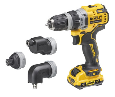 Dewalt 12v XR DCD703NT Brushless Multi Head Drill Angle Impact Driver Bare Tstak