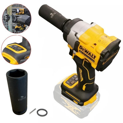 Dewalt 18v XR DCF921N Brushless 1/2" Scaffolders Torque Wrench + 2 X ...