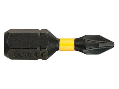 DeWalt 25mm Impact Torsion Phillips Bits - Pack of 5 for Ultimate ...