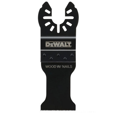 Dewalt 6 Piece Multi Tool Blade Set Titanium Plunge Cut Nails Wood ...