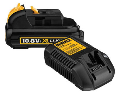 Dewalt DCB127 10.8v 2.0Ah Li-Ion XR Battery + DCB100 XR Lithium Ion Charger