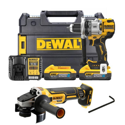 Dewalt DCD1007H2T 18v XR Premium 3SP Brushless Hammer Drill x2 5Ah ...