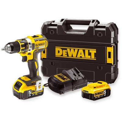 DEWALT DCD791P2 18V XR BRUSHLESS COMPACT DRILL DRIVER - 2 X 5.0AH BATTERIES