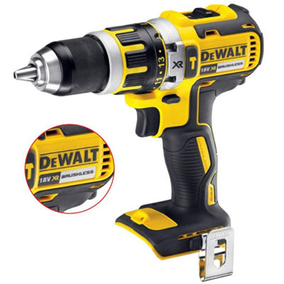 Dewalt DCD795N 18v XR Li-Ion Brushless Compact Combi Hammer Drill ...