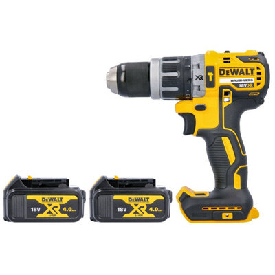 DeWalt DCD796N 18V XR Cordless Brushless Combi Drill With 2 x 4Ah Batteries