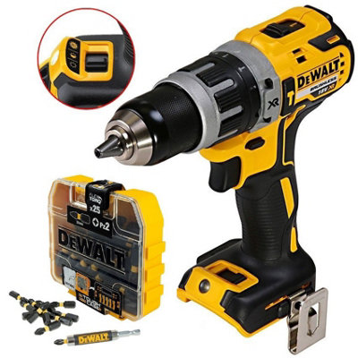 Dewalt DCD796N 18v XR Li-Ion Brushless Compact Combi Hammer Drill ...