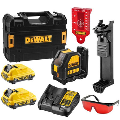 Dewalt DCE088D1R 12v Cross Line Laser Level Red Self Levelling Tstak ...