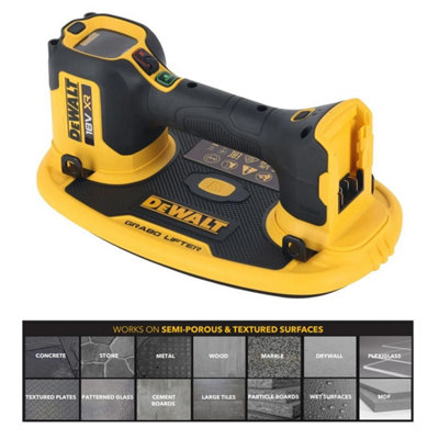 DeWalt DCE590 18V XR GRABO Suction Lifter Vacuum + Deep Tstak Case ...