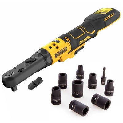 Dewalt DCF510N Brushless 18v XR 1/2" Sealed Head Ratchet Bare + 9pc ...