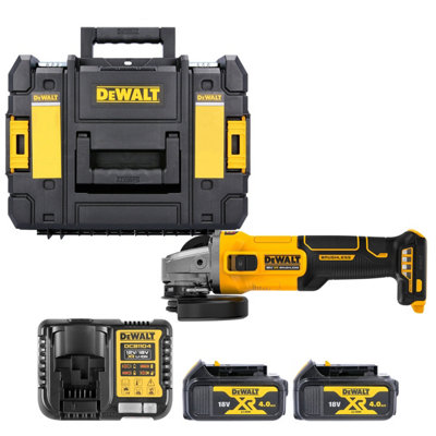 DeWalt DCG407 18V XR Cordless Brushless 125mm Angle Grinder with Slide ...