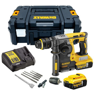 Dewalt DCH273P2 18v XR SDS+ Brushless Rotary Hammer Drill 2 x 5.0Ah ...