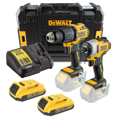 Dewalt DCK2062D2 18v Brushless DCD709 Combi Drill DCF809 Impact Driver ...