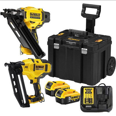 Dewalt DCK246P2T 18v XR Nailer Twin Pack DCN930 First Fix + DCN660 ...