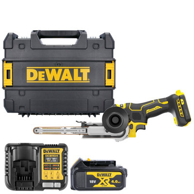 DeWalt DCM200 18V XR Cordless Brushless 13mm Belt File Sander with 1 x ...