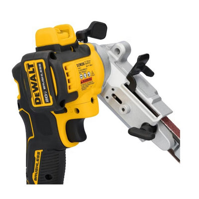 Dewalt DCM200E2T 18v XR Cordless Brushless Powerfile Bandsaw Sander ...