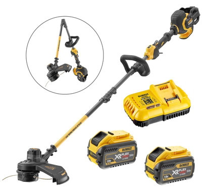 Dewalt DCM5713X2 54v XR Flexvolt Cordless Grass Timmer Cutter Split ...