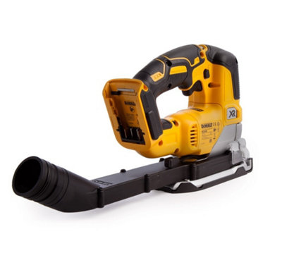 DeWalt DCS334N 18v XR Cordless Brushless Top Handle Jigsaw Bare Dust Extractor
