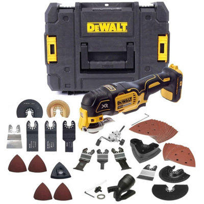Dewalt DCS355N 18v XR Brushless Oscillating Multi Tool + 62 Accessories ...