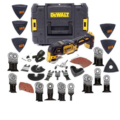Dewalt DCS355N 18v XR Brushless Oscillating Multi Tool +84 Accessories ...