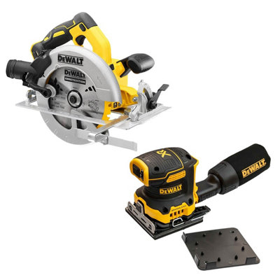 DeWalt DCS570N 18v Brushless XR 184mm Circular Saw & DCW200N Orbital Sander