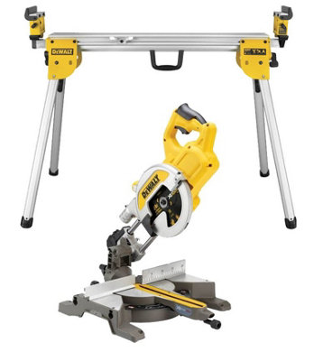 Dewalt DCS777N XR 54v Flexvolt Cordless 216mm Mitre Saw Bare & DE7033 ...