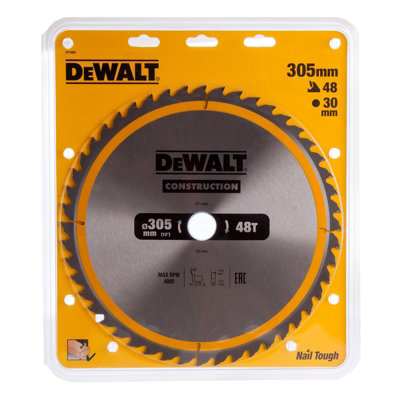 Dewalt DT1959 Stationary Construction Circular Saw Blade 305 x 30mm x 48T