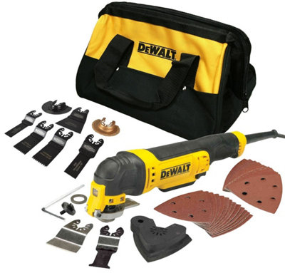 Dewalt DWE315 240v Multitool Corded Oscillating Multi Tool Carry Bag ...