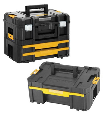 Dewalt DWST1-70702 TStak Combo II + IV and DWST1-70705 TStak III Deep ...