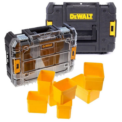 Dewalt DWST1-70703 TStak II + DWST1-71194 TStak Clear Lid Stackable ...