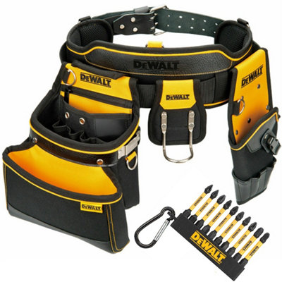 Dewalt DWST1-75552 Heavy Duty Tool Rig Toolbelt Hammer Holder + 10 ...