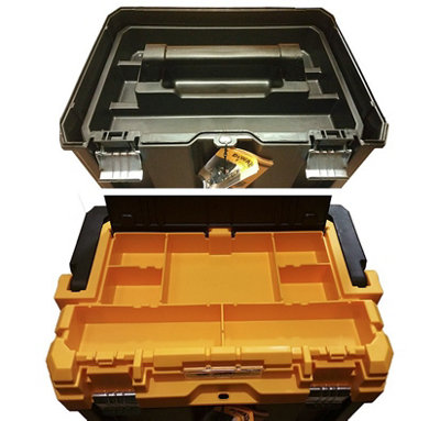 Dewalt DWST1-75774 Deep TSTAK Organiser Storage Box with Trolley