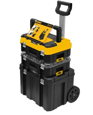 Dewalt DWST1-81049 TStak Tower Rolling Mobile Tool Storage Boxes - 2 ...
