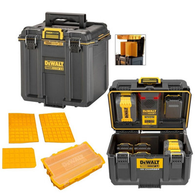 DeWalt DWST83470 Toughsystem 2.0 Battery Charger Box 18v XR + Half ...