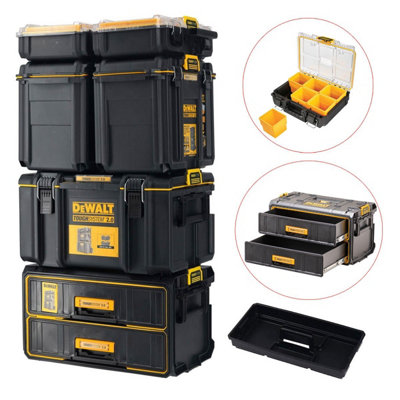 Dewalt DWST83529-1 Toughsystem 2 Drawer Toolbox 2 Half Case ...