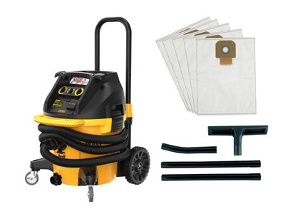 Dewalt DWV905M-LX M-Class Construction Dust Extractor 38 Litre 1400W 110V