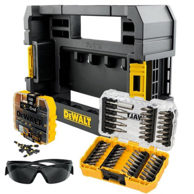 Dewalt FLEXTORQ 72 Piece Impact Screwdriver Bit Set + Tough Case TStak ...