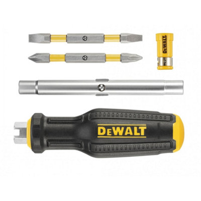 Dewalt Hand Tools Full Fit 6-way Multi-bit Screwdriver Multi Colour ...