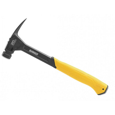 Dewalt Hand Tools Rip Claw Hammer, Smooth Face Multi Colour (567g (20oz))