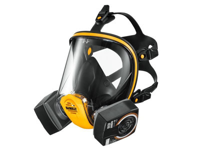 Dewalt Medium A2P3 Filter Full Face Protection Mask Visor Dust Mask ...