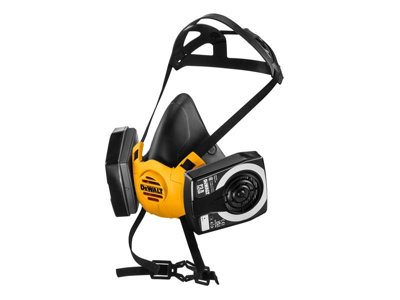 Dewalt P3 Half Mask Respirator Medium Face Dust Mask with Extra P3 ...