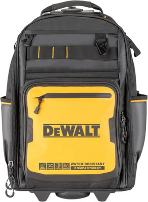 Dewalt Pro Rolling Wheeled Tool Bag Case Storage Stackable + Backpack ...